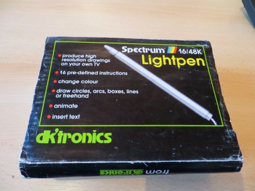 DK’Tronics Light Pen [Sinclair ZX Spectrum] – Jungsis Corner