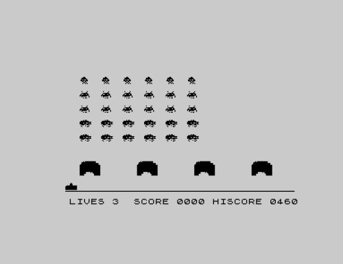 Retro: Sinclair ZX81 – Spieletest – Space Invaders 16K – Jungsis Corner