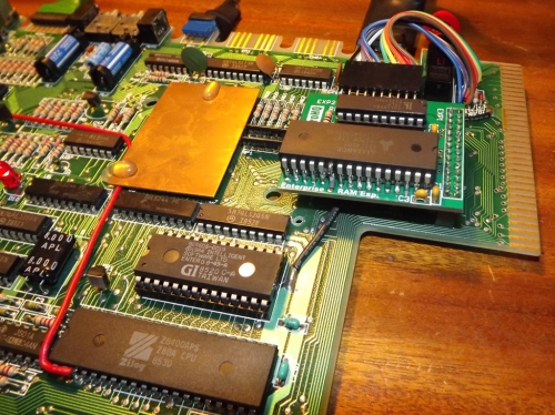 Enterprise 128 – RAM Expansion 1M eingebaut – Jungsis Corner