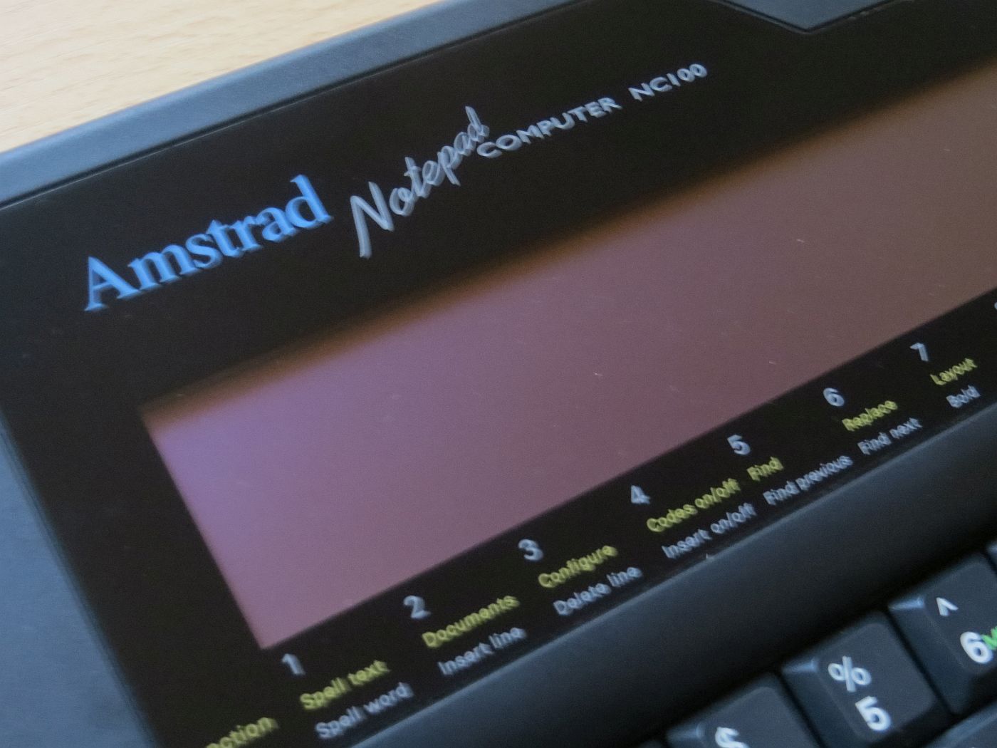 Amstrad NC100 – Screen_Logo – Jungsi's Corner