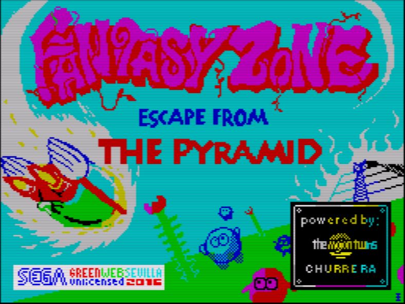 Fantasy Zone: Escape from the Pyramid [Sinclair ZX Spectrum] – Jungsis ...