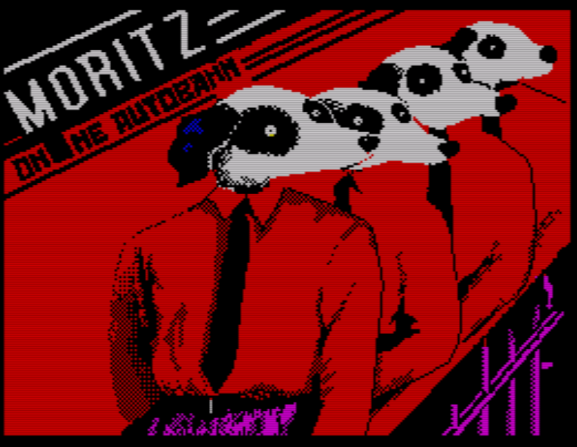 Moritz On The Autobahn [Sinclair ZX Spectrum] – Jungsis Corner