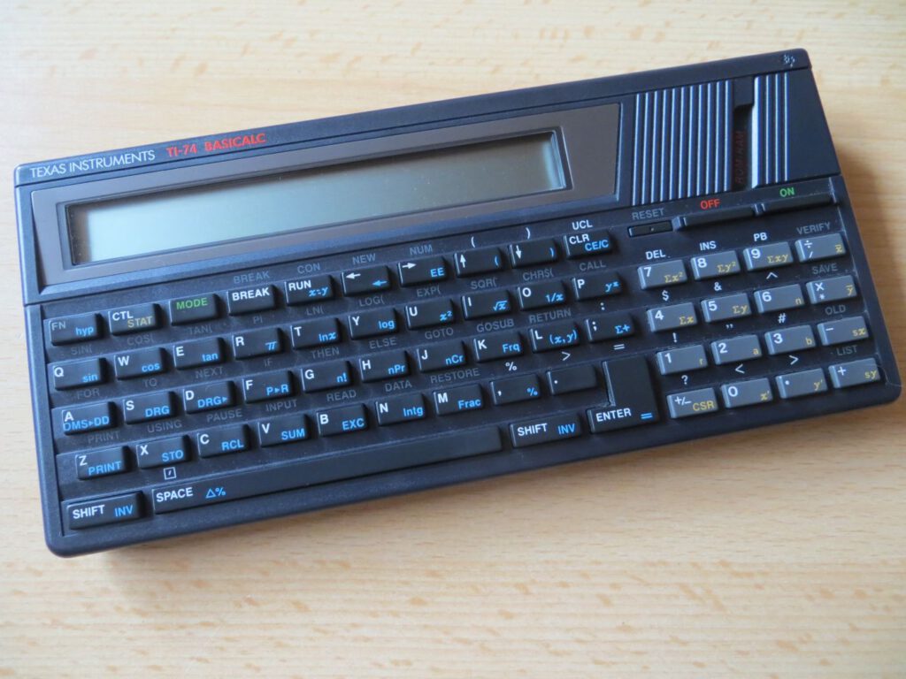 TI-74 [Texas Instruments] – Jungsis Corner