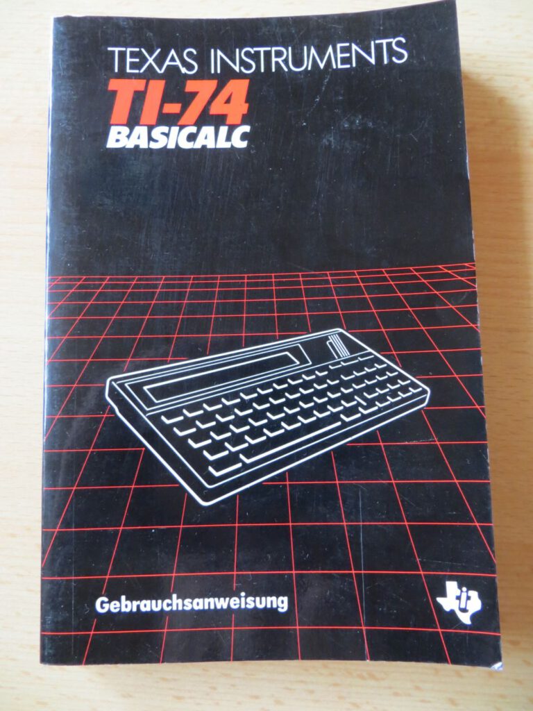 TI-74 [Texas Instruments] – Jungsis Corner