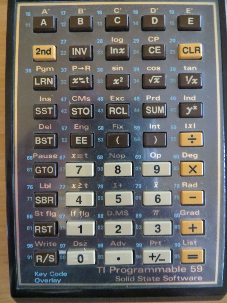 TI-59 [Texas Instruments] – Jungsis Corner