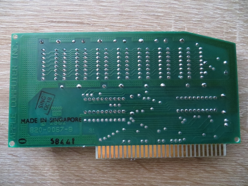 AIIE 80COL_64K Memory Expansion – Rückseite – Jungsis Corner