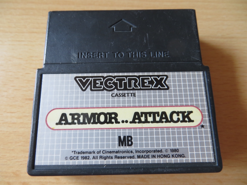 Vectrex – Armor…Attack – Cartridge – Jungsis Corner